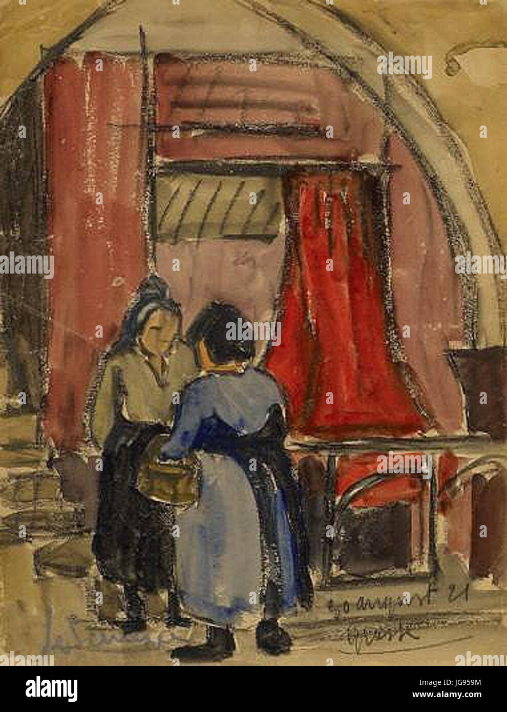 Maurice Le Scouëzec. - Marché à Grasse Stock Photo - Alamy