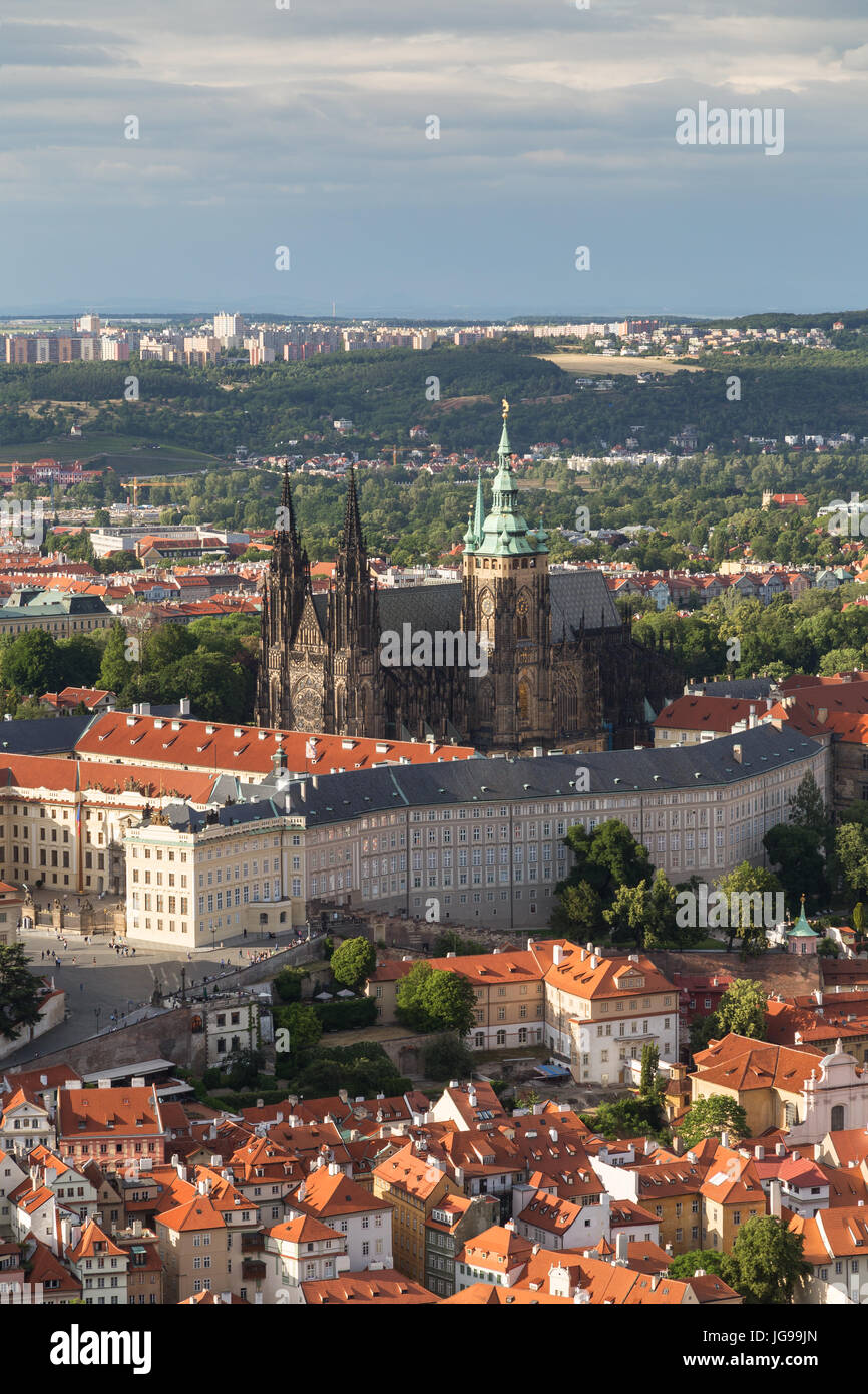 Prague Castle Skyline Vertical High Resolution Stock Photography and ...