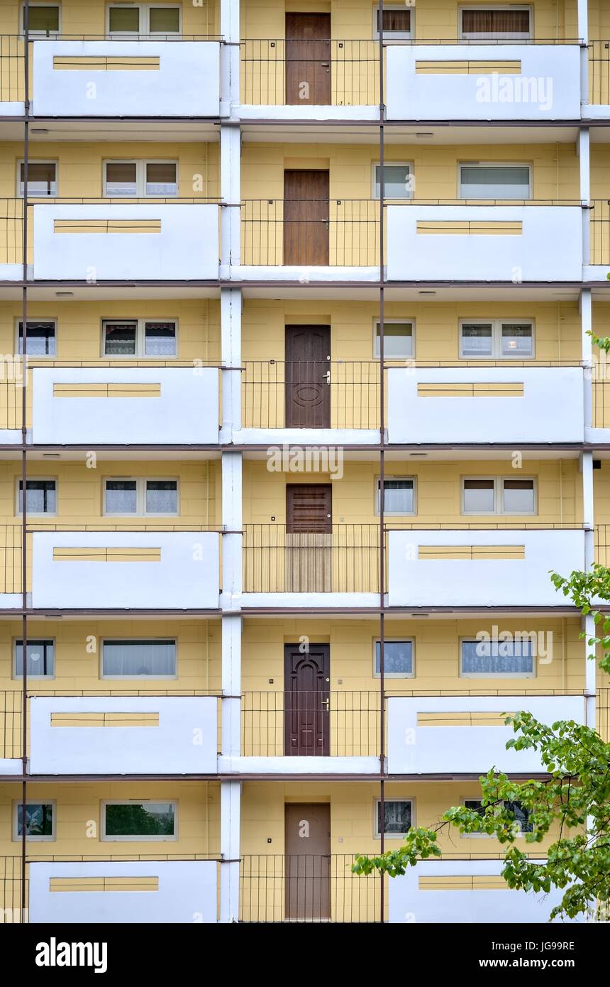 Communist residential building hi-res stock photography and images - Alamy