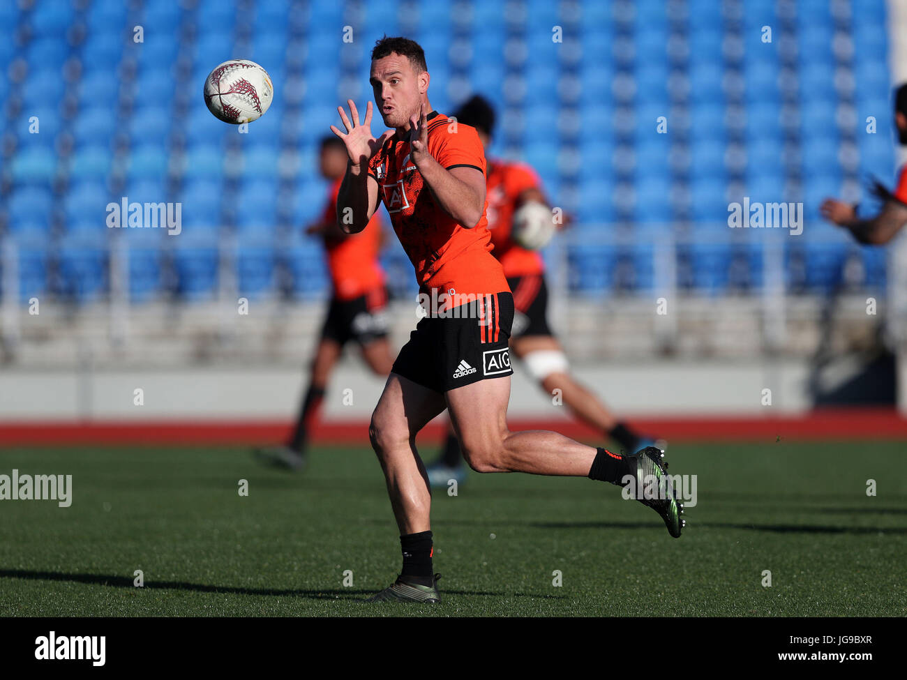 New Zealand's Israel Dagg during a training session at The Trust Arena ...
