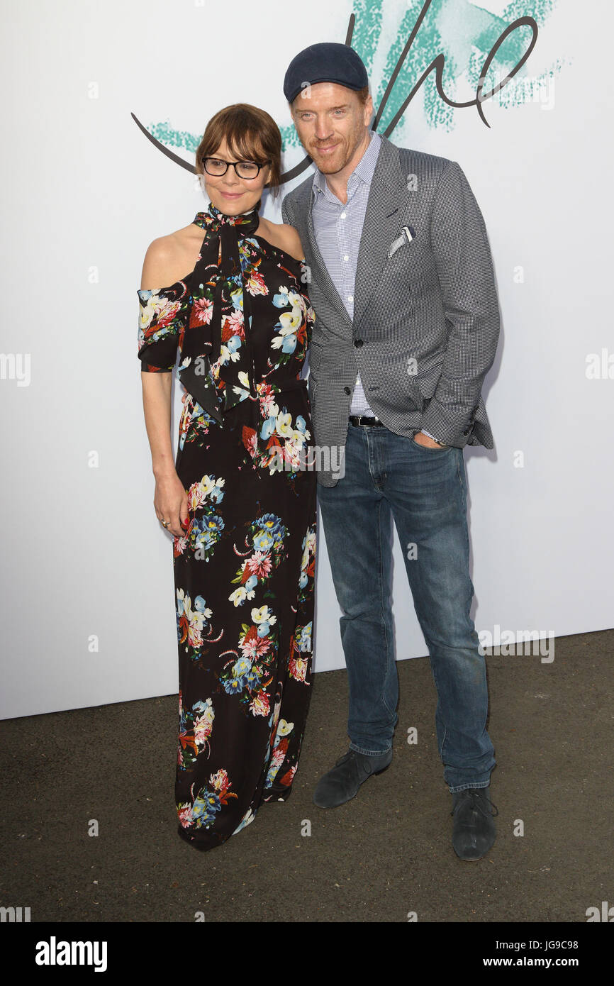 London, UK. Helen McCrory and Damian Lewis at The Serpentine Gallery ...