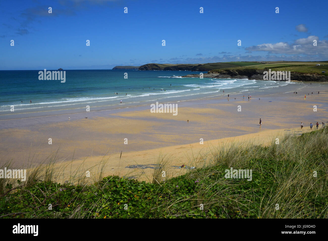 Harlyn bay, near Padstow, North Cornwall, England, UK Stock Photo - Alamy