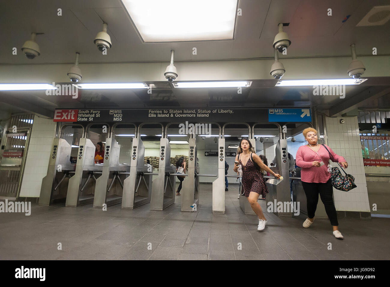 Hurricane sandy south ferry hi-res stock photography and images - Alamy