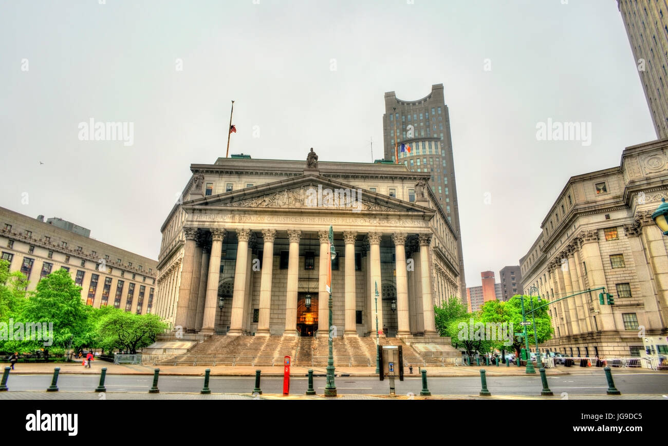 The New York State Supreme Court Building Stock Photo - Alamy