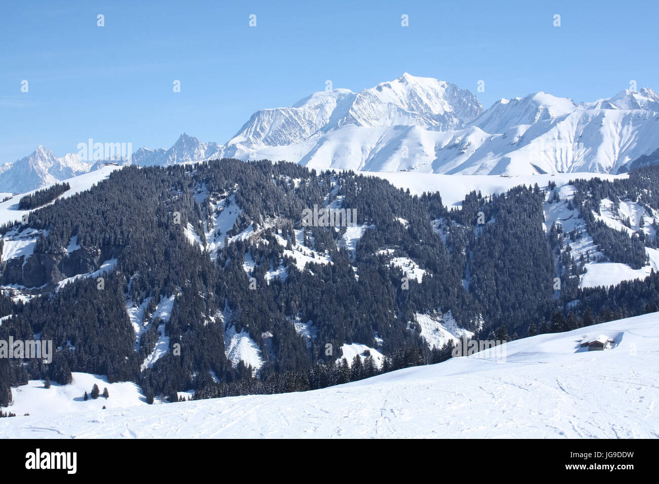 Paysage de montagne, Flumet, France - Mountain landscape, Flumet ...