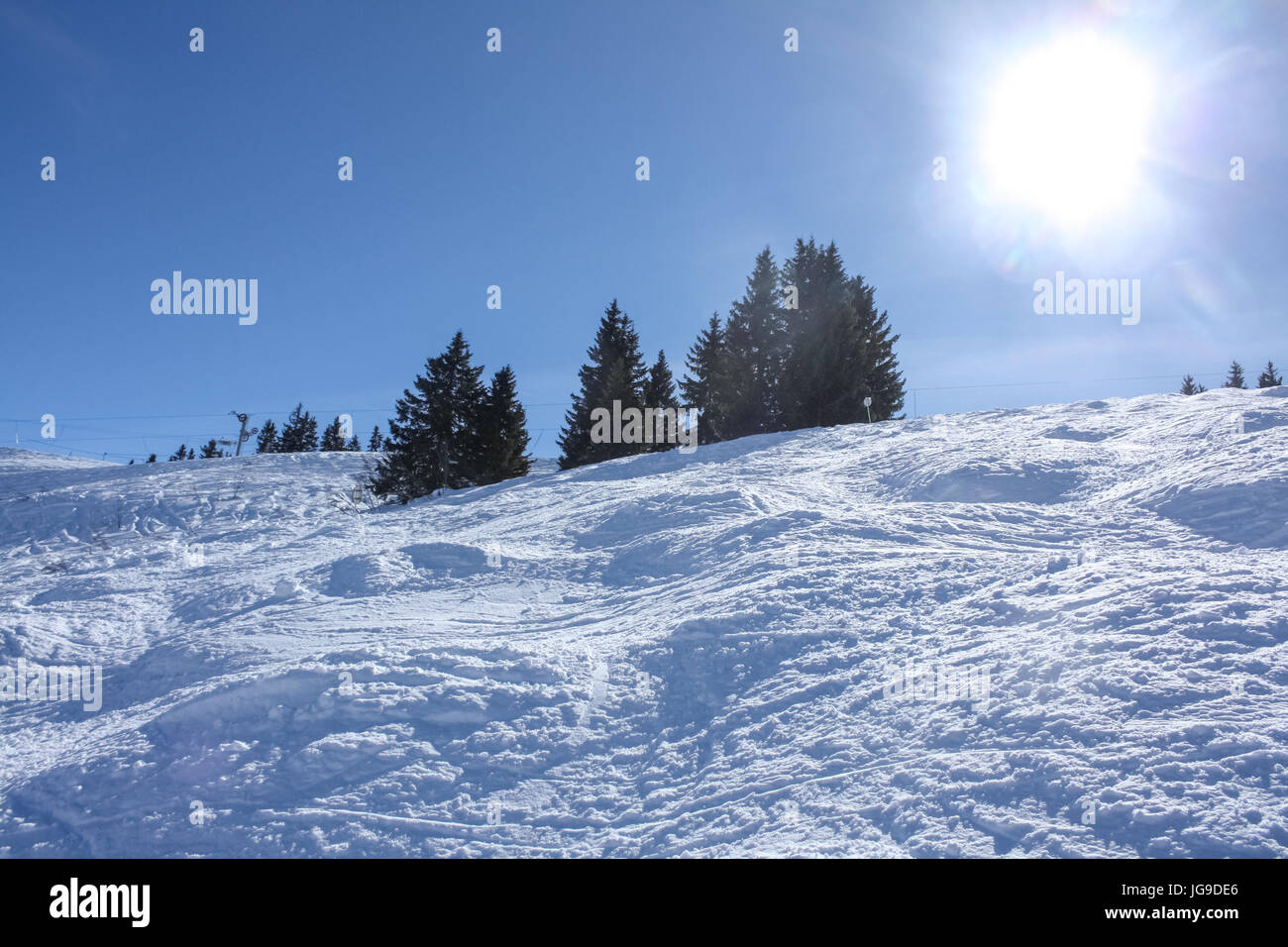 Paysage de montagne, Flumet, France - Mountain landscape, Flumet ...
