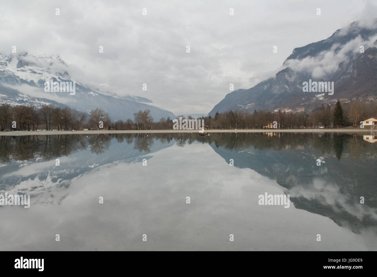 Lac de Domancy, Haute-Savoie, France Stock Photo - Alamy