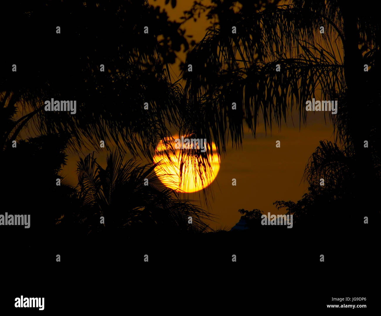 Beautiful tropical beach sunset colorful hi-res stock photography and ...
