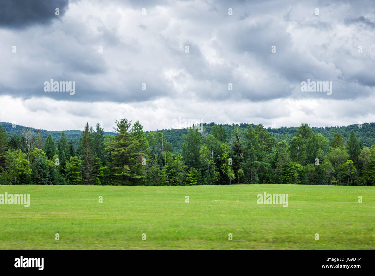 Green Hills of Vermont Stock Photo - Alamy