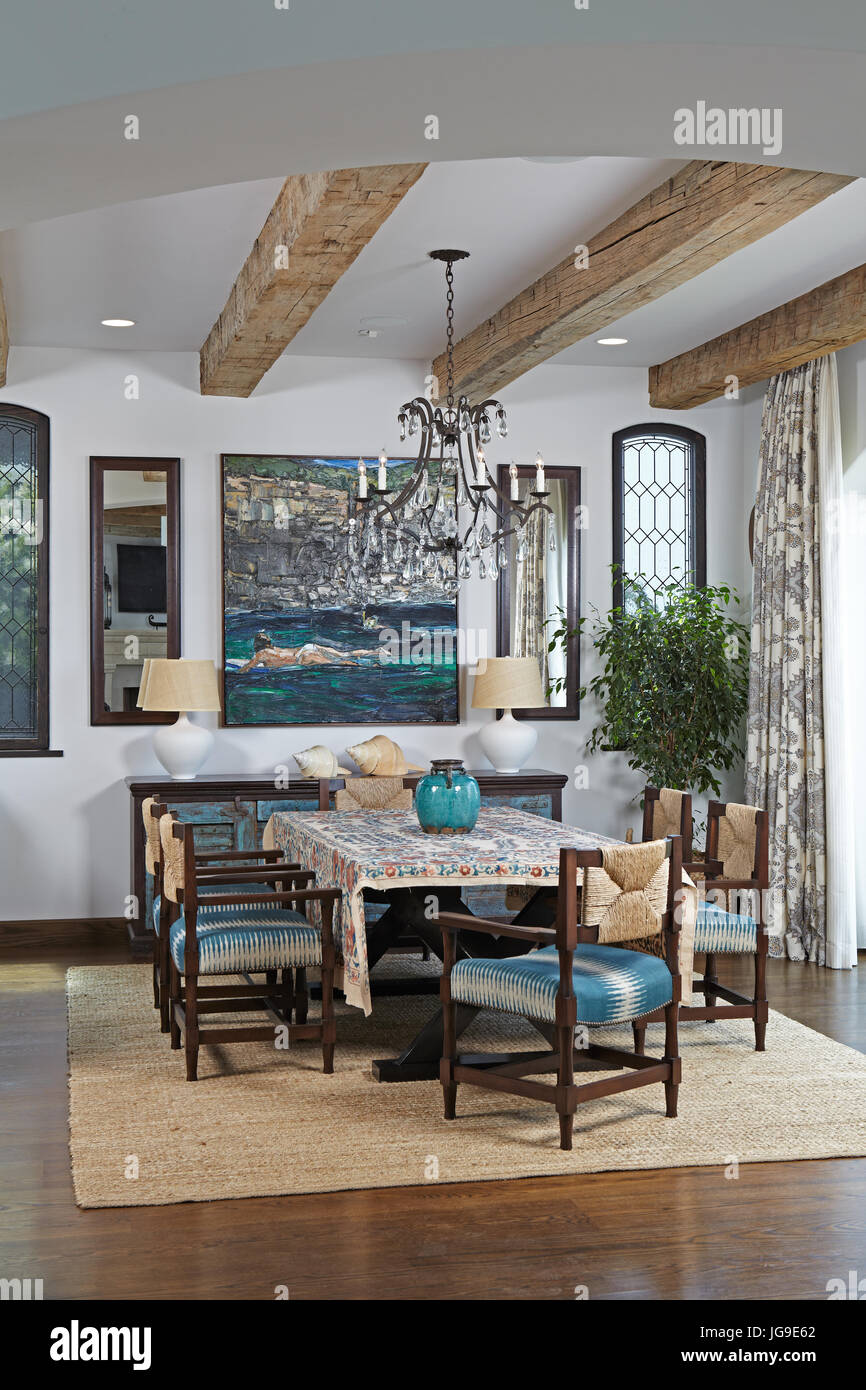 Spanish Colonial California residence Stock Photo - Alamy