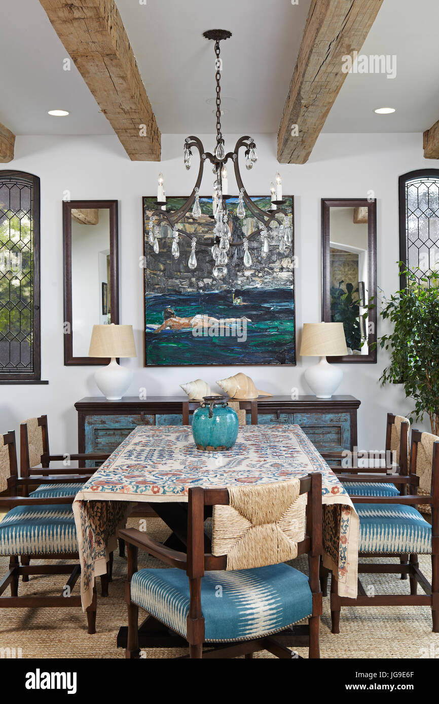 Spanish Colonial California residence Stock Photo - Alamy