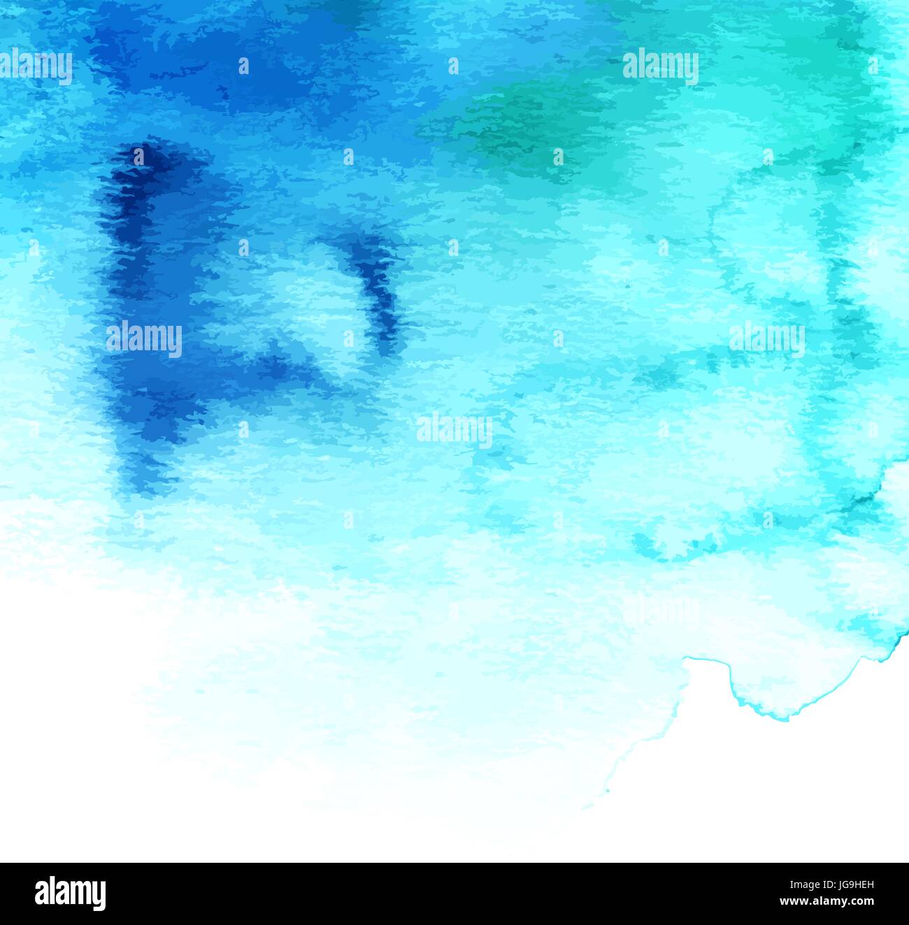 Artistic vector watercolor teal background texture Stock Vector Image ...