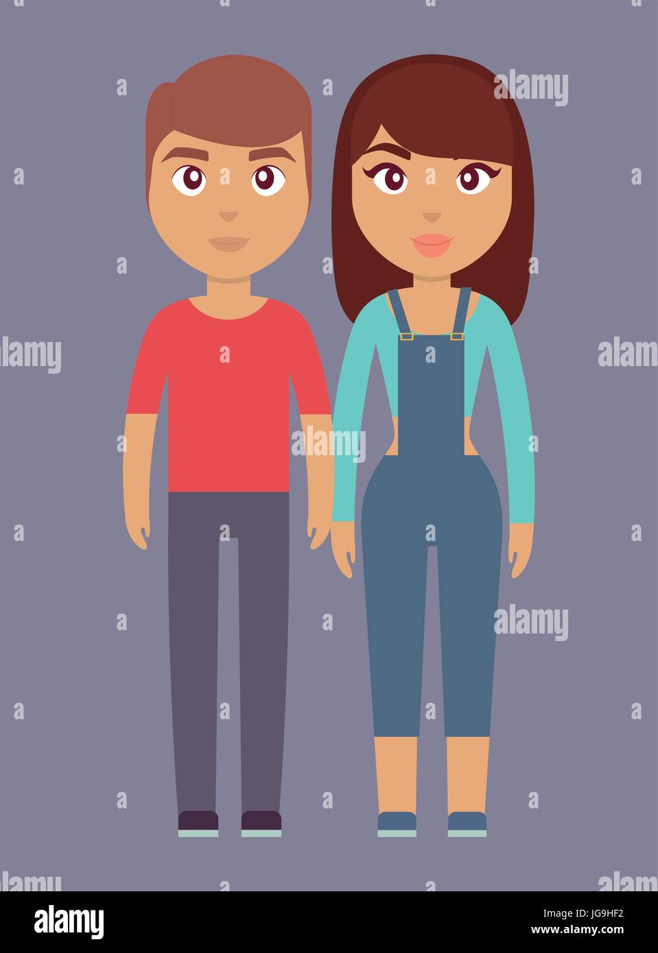 cartoon couple icon Stock Vector Image & Art - Alamy