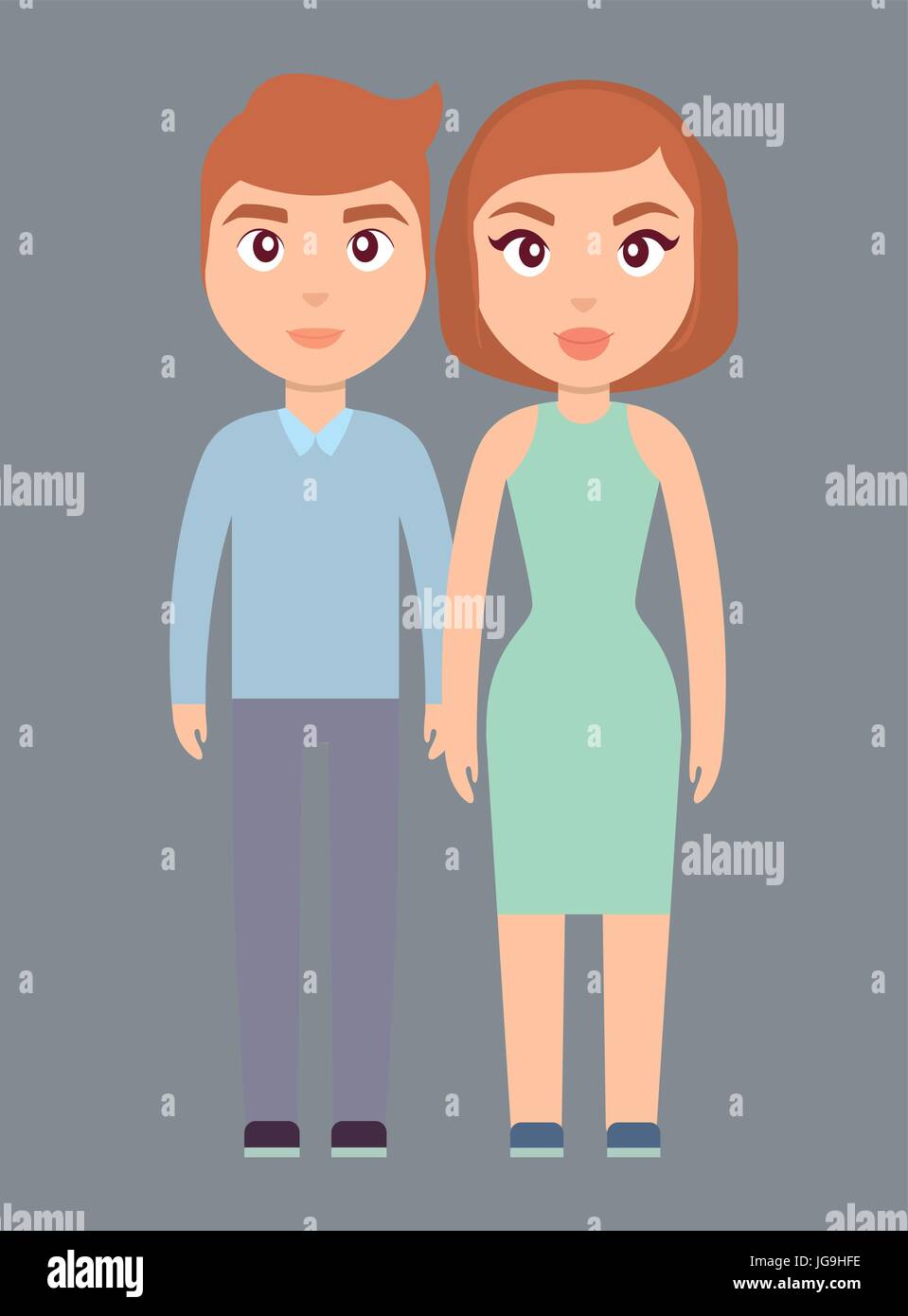 cartoon couple icon Stock Vector Image & Art - Alamy