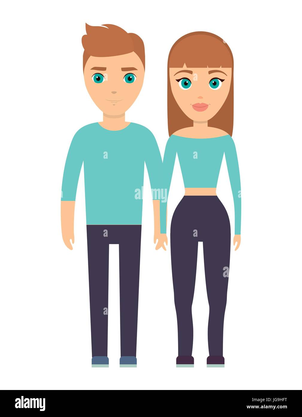 cartoon couple icon Stock Vector Image & Art - Alamy