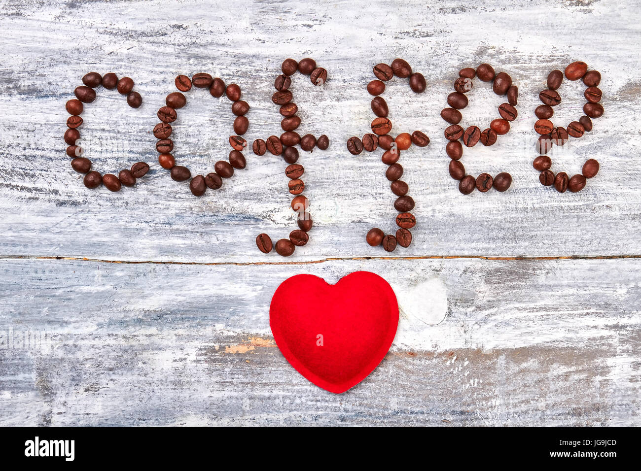 Word coffee from grain Stock Photo - Alamy
