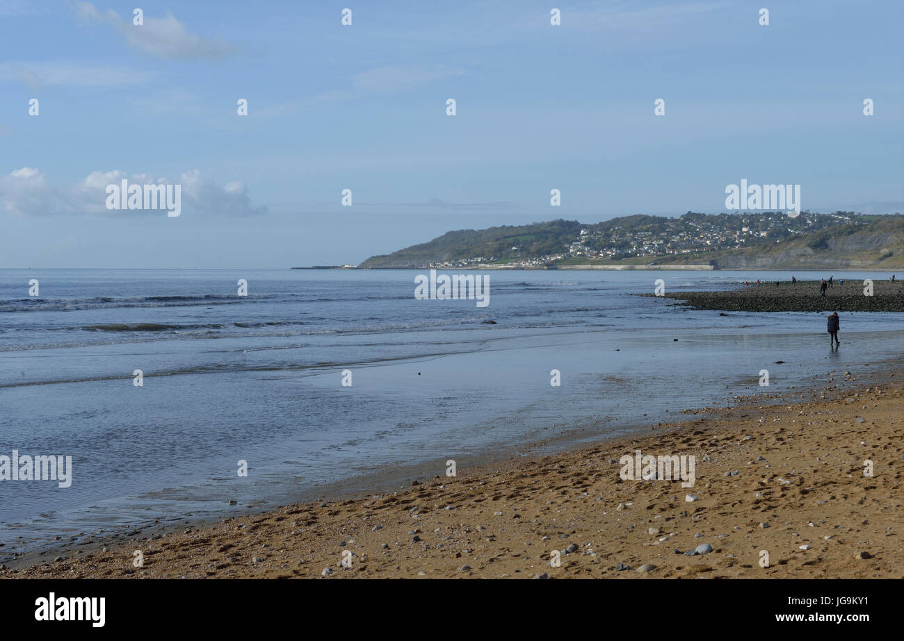 Lyme Bay at Charmouth Dorset England UK Stock Photo - Alamy