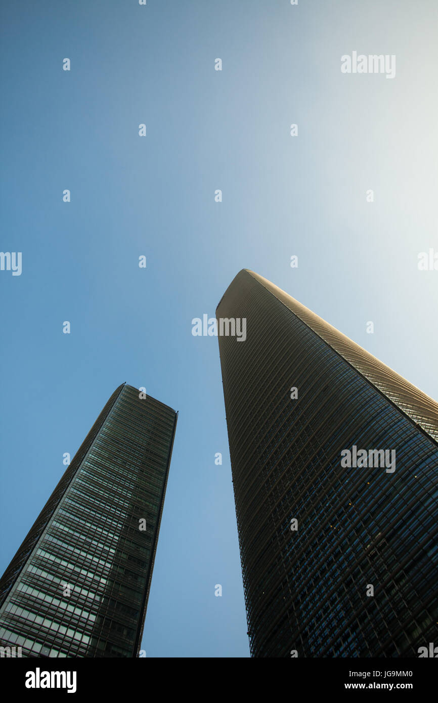 Large corporate and office buildings and skyscrapers; Shenzhen ...