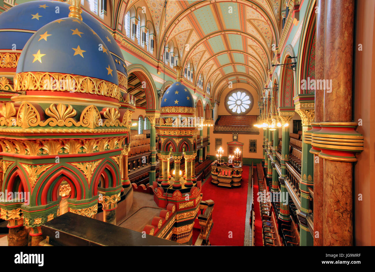 Princes Road Synagogue, Liverpool, showing interior Stock Photo - Alamy
