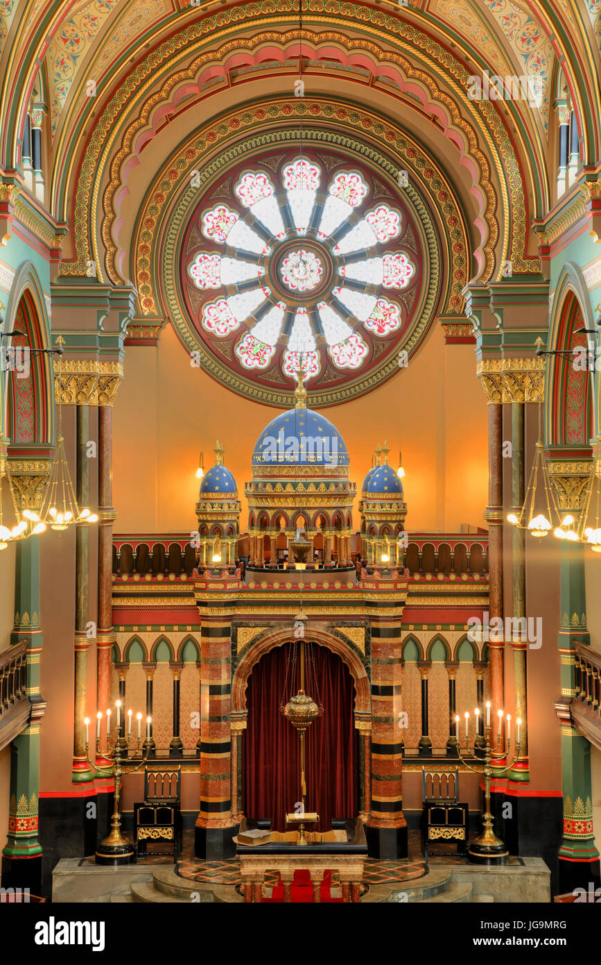 Princes Road Synagogue, Liverpool, showing interior Stock Photo - Alamy