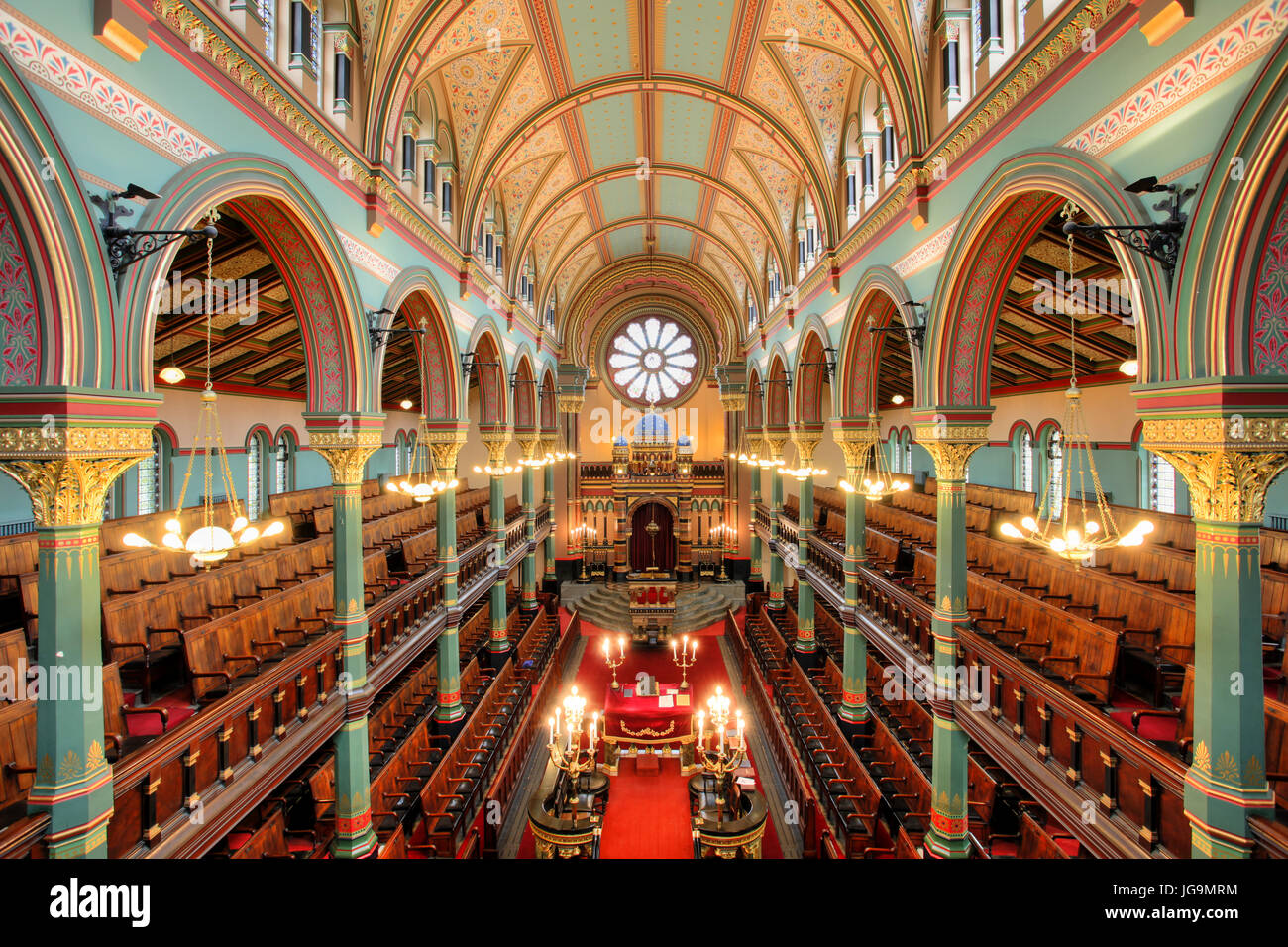 Princes Road Synagogue, Liverpool, showing interior.``` Stock Photo - Alamy