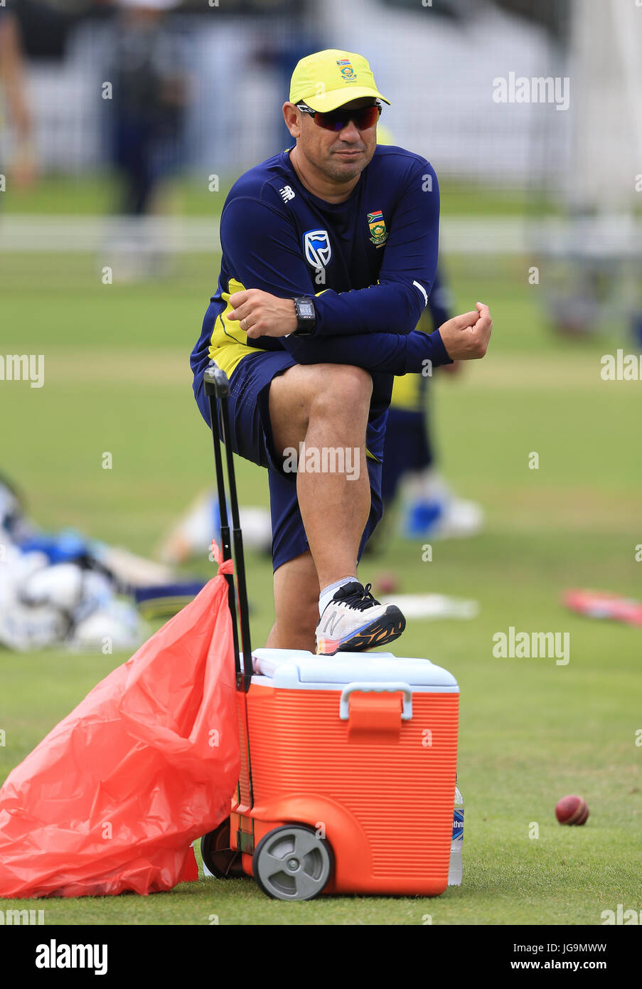 South Africa coach Russell Domingo during the nets session at Lord's ...