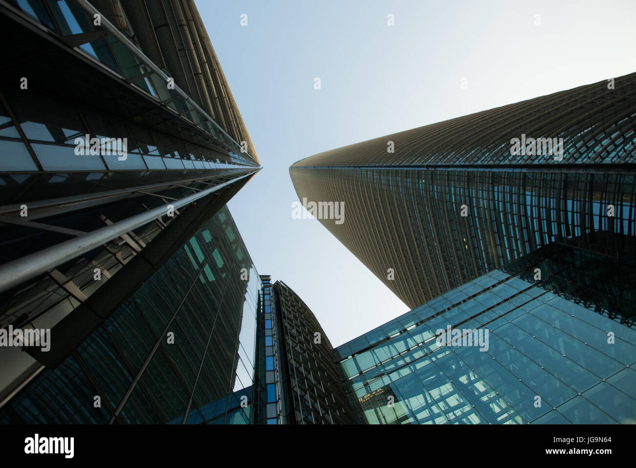 Large corporate and office buildings and skyscrapers; Shenzhen ...