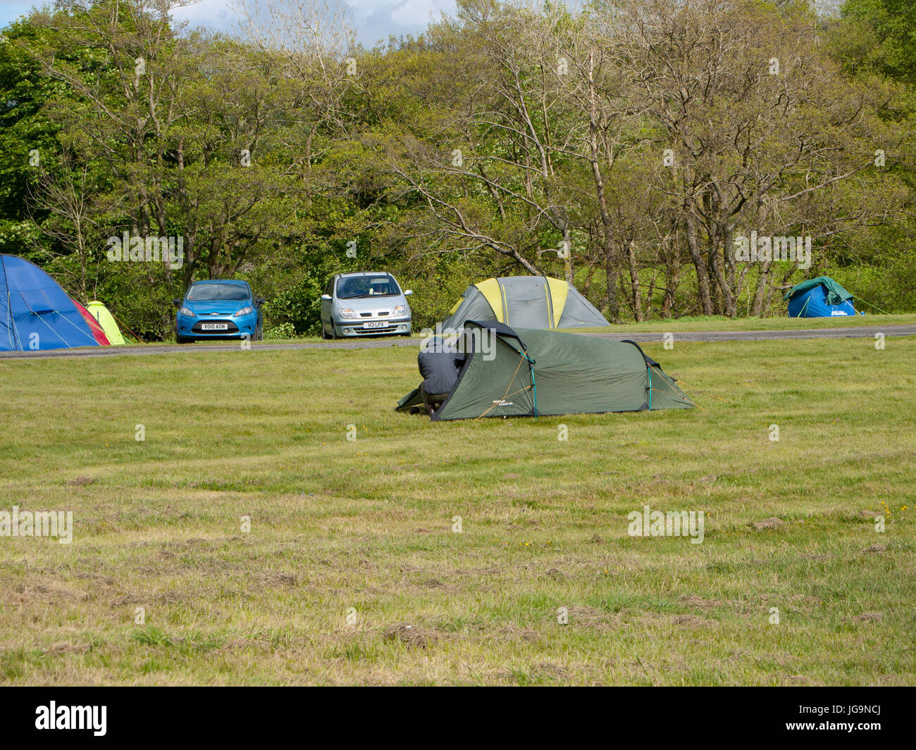 Camping wales hi-res stock photography and images - Alamy