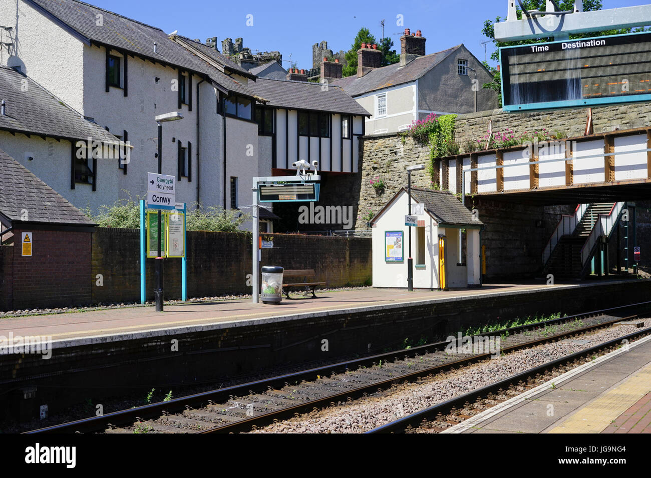 Conwy railway hi-res stock photography and images - Alamy