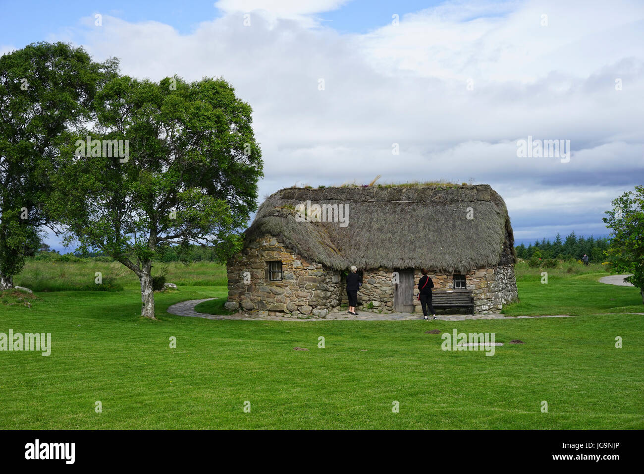 Leanach cottage culloden battlefield hi-res stock photography and ...