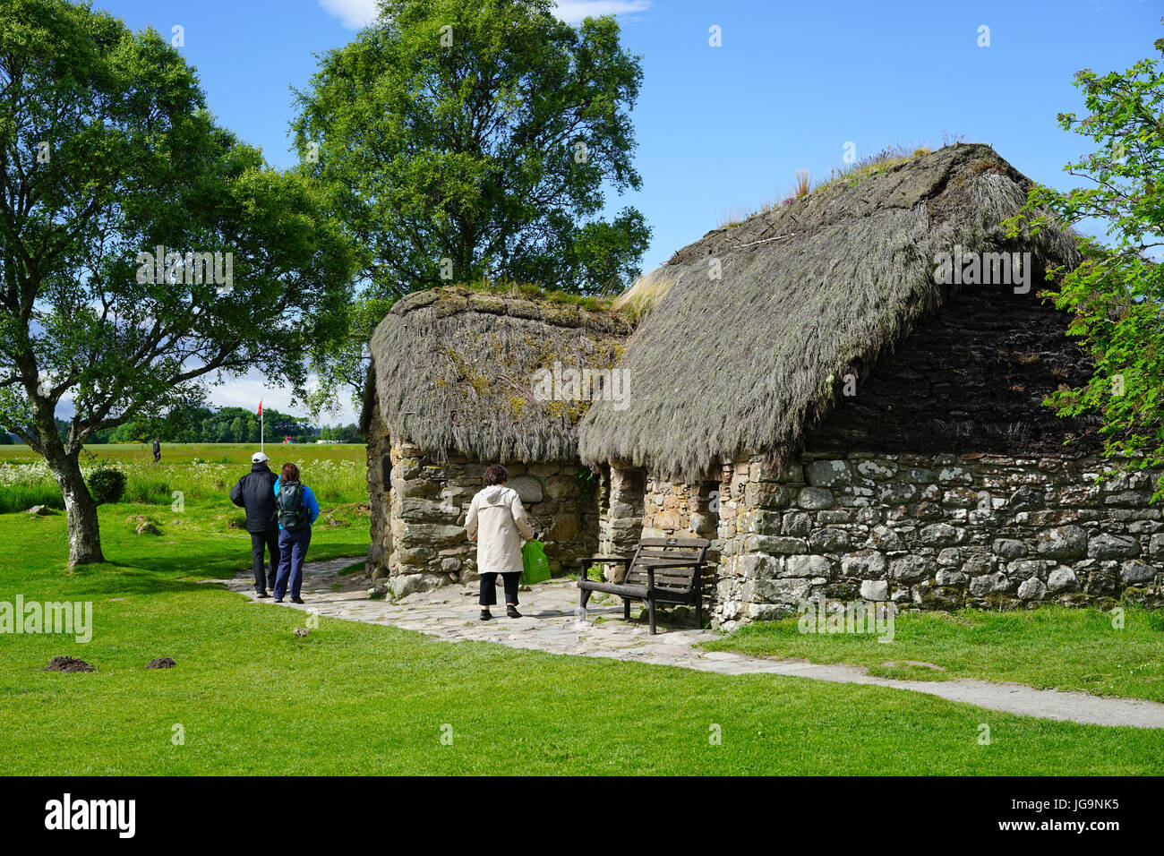 Leanach cottage culloden battlefield hi-res stock photography and ...