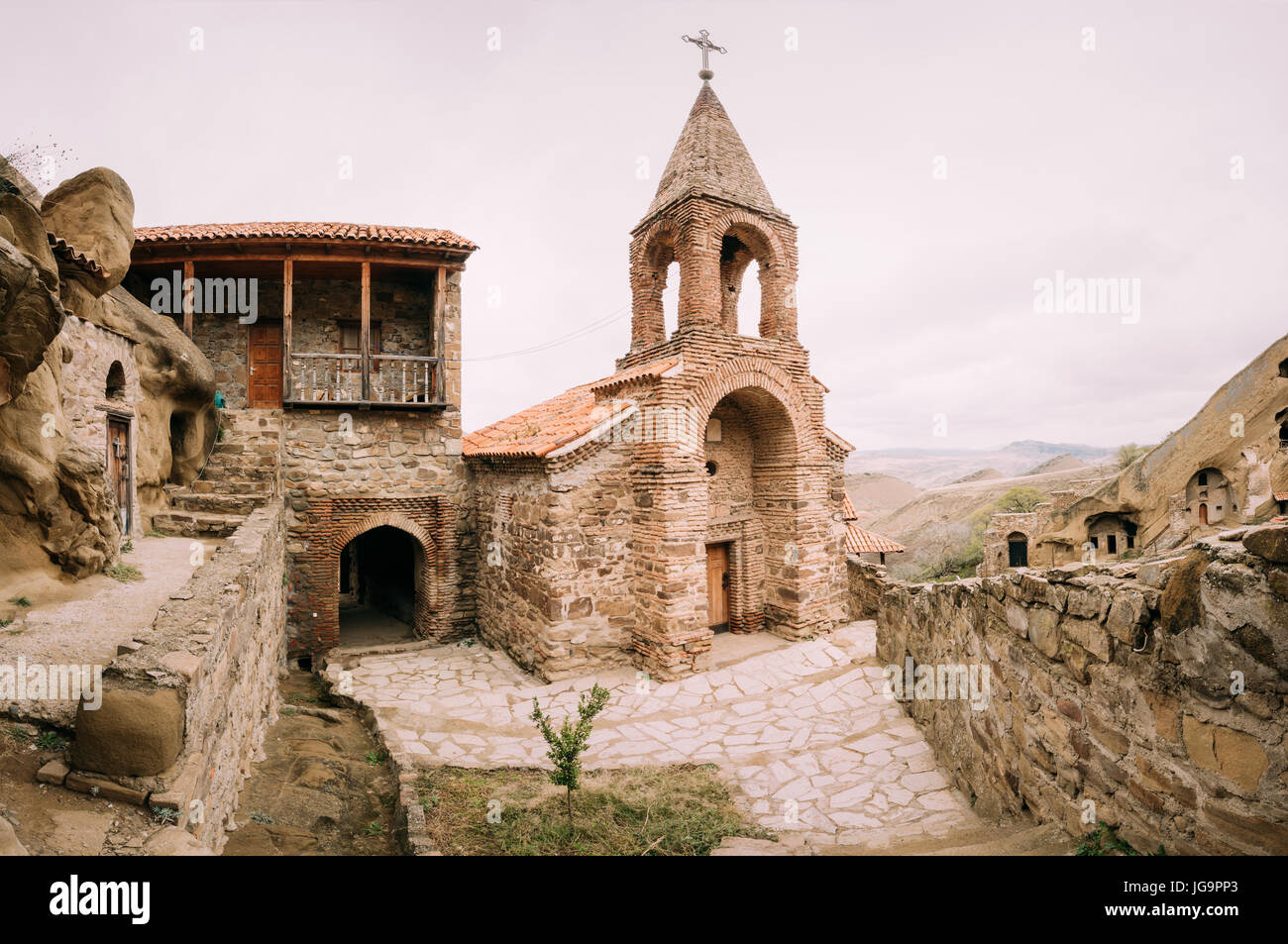 Sagarejo Municipality, Kakheti Region, Georgia. Belfry Of Georgian ...