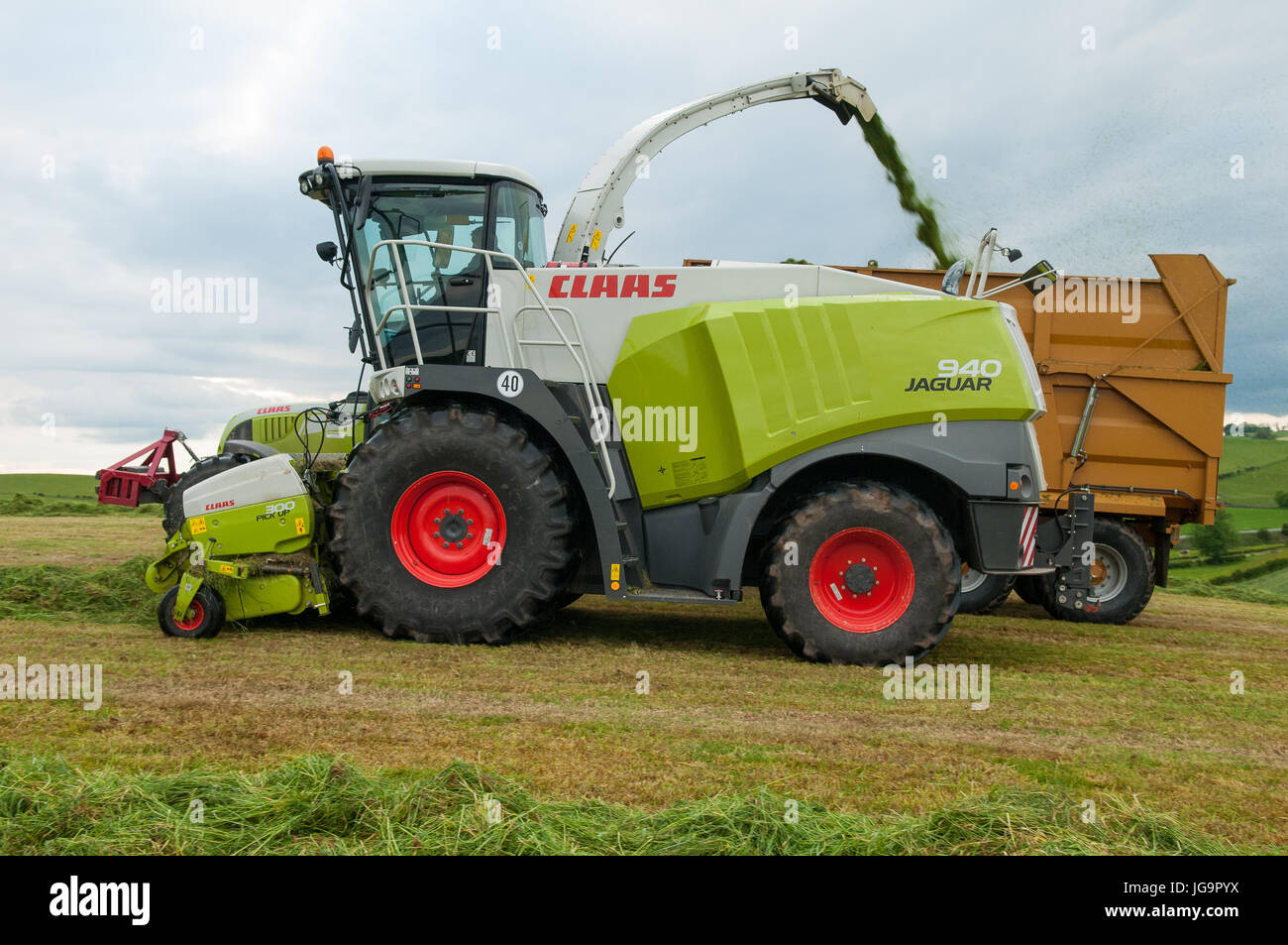 CLAAS Chopper Stock Photo - Alamy