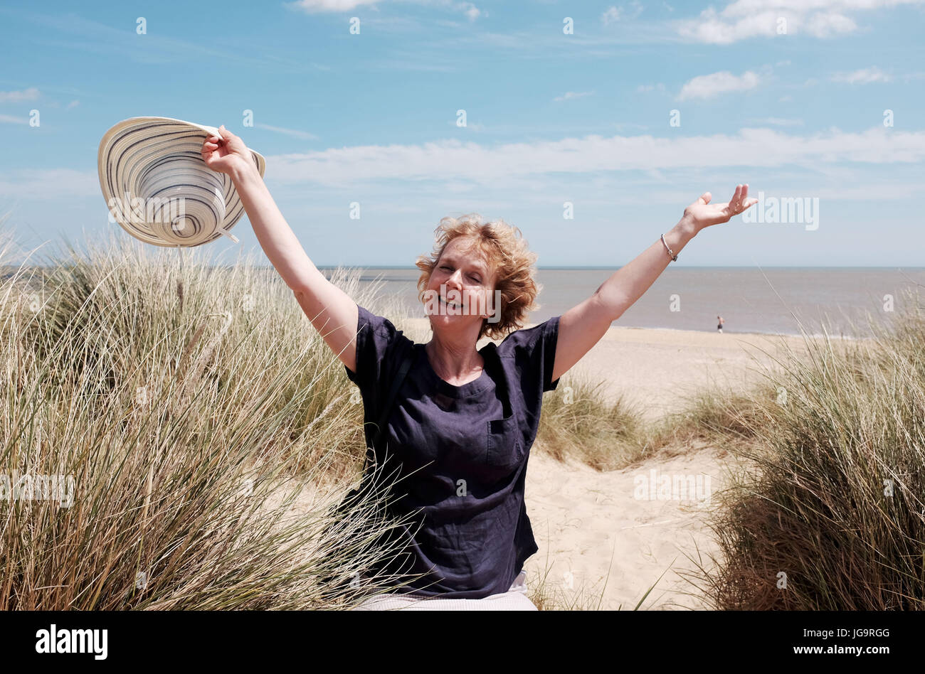 Older woman fun hi-res stock photography and images - Alamy