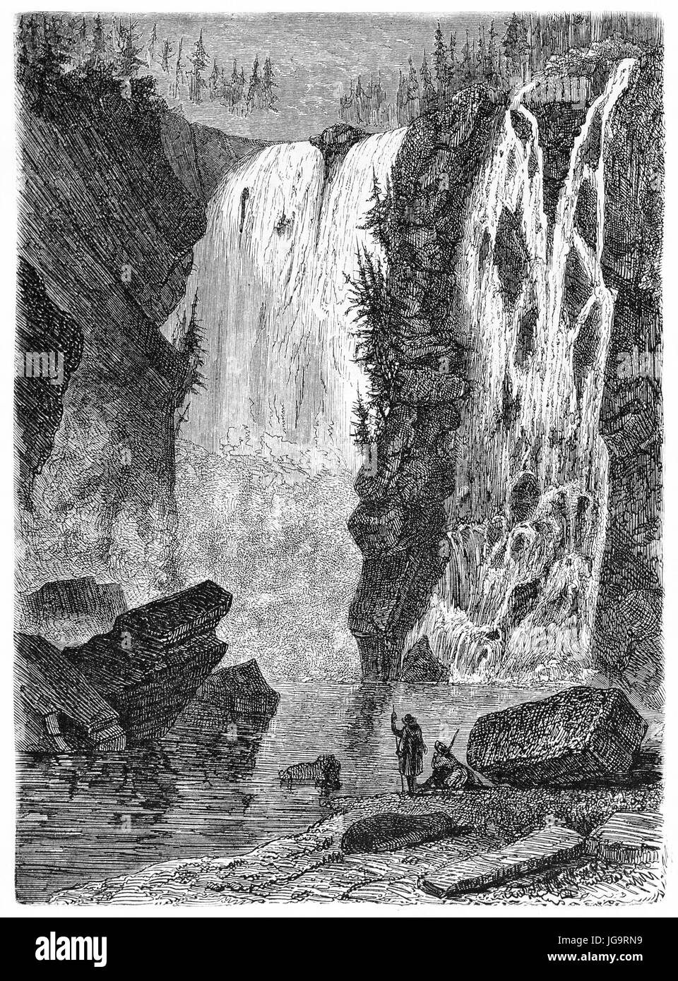 Water rocks drawing hi-res stock photography and images - Alamy