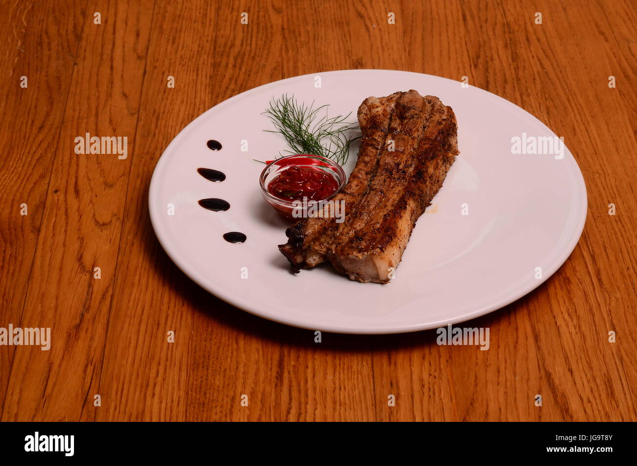 pork rib steak Stock Photo - Alamy