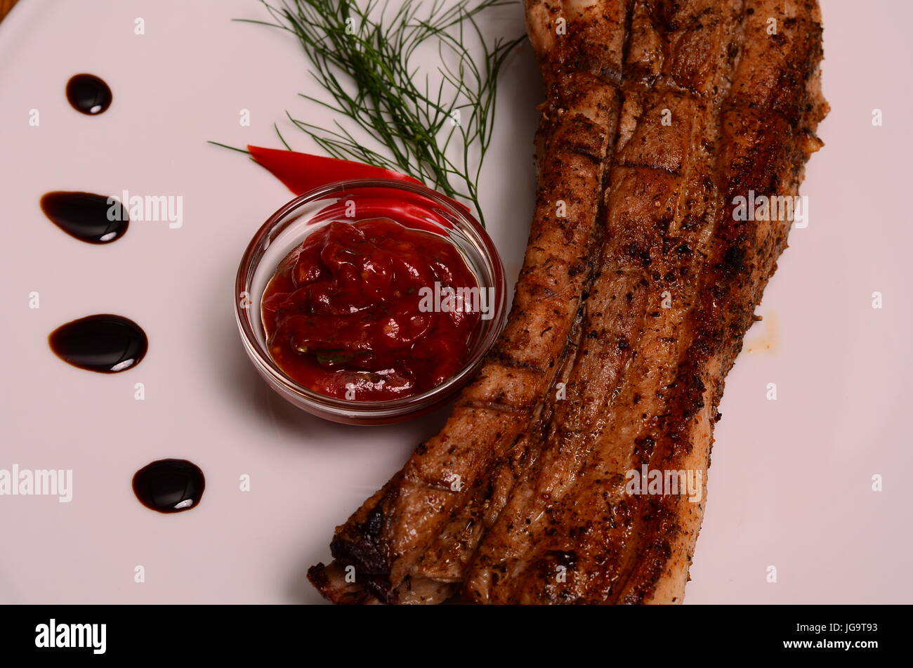 pork rib steak Stock Photo - Alamy