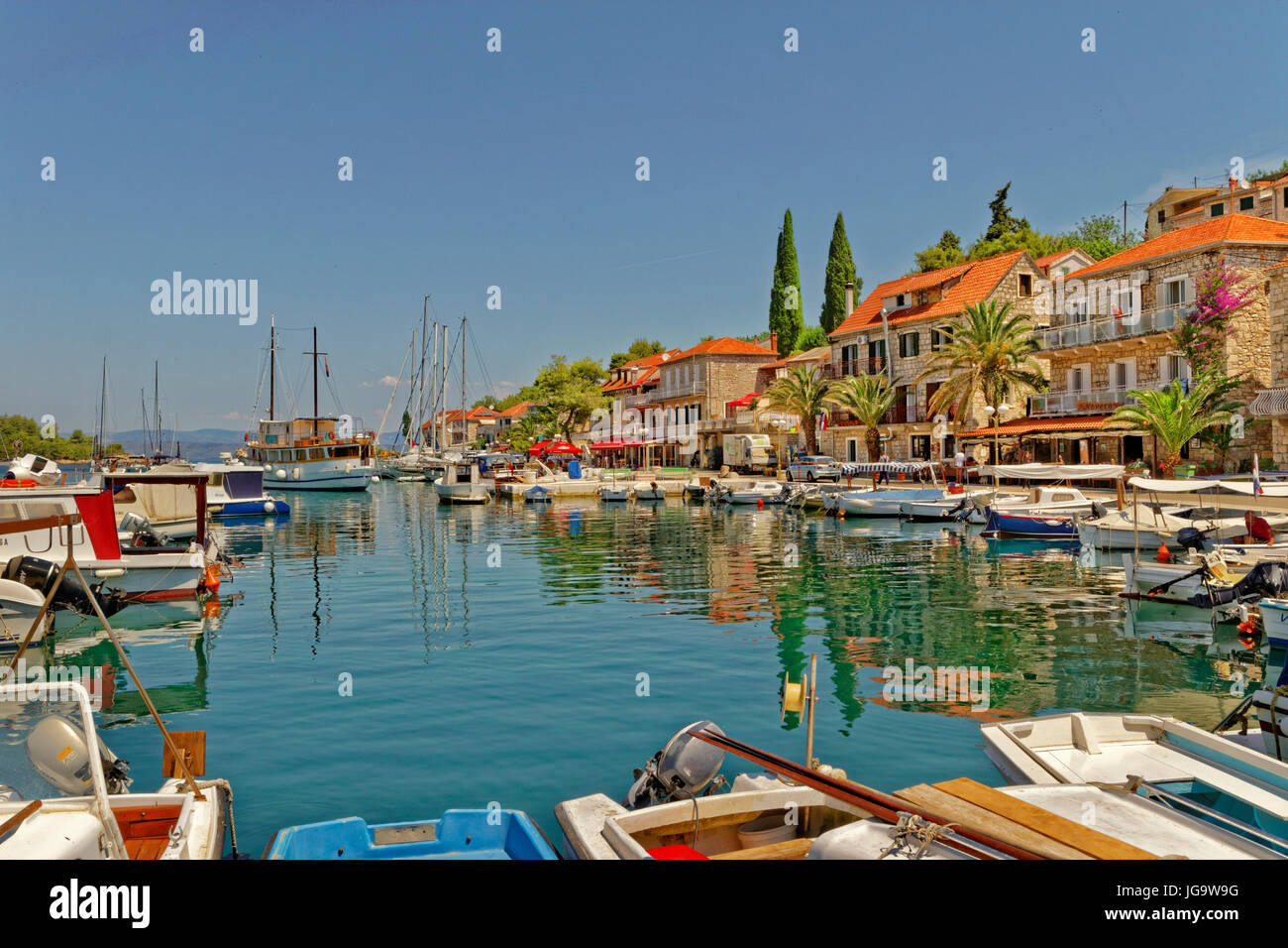Stomorska village on the island of Solta, Croatia Stock Photo - Alamy