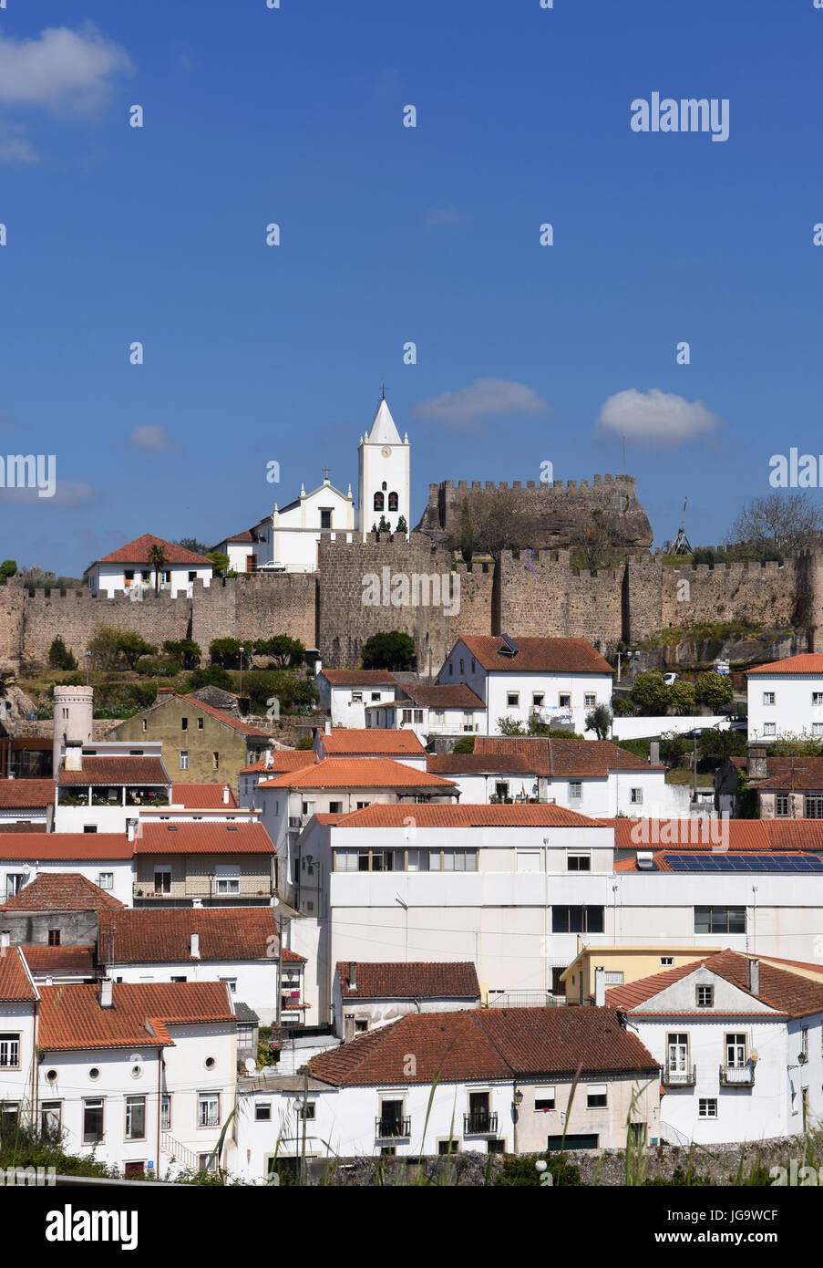 Castle and village of Penela, Beiras region, Portugal Stock Photo - Alamy