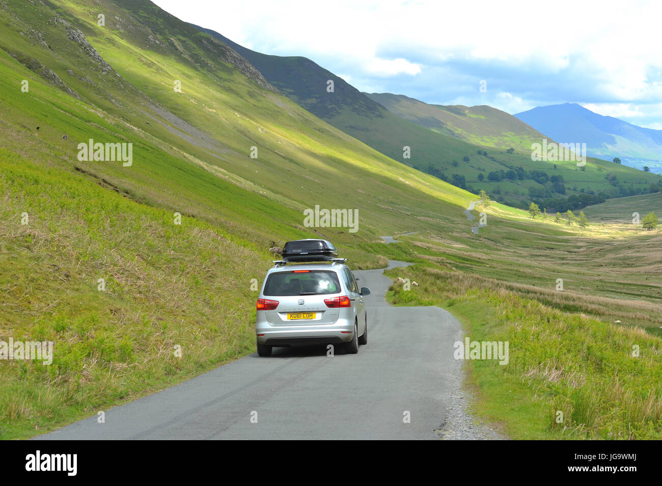 Newlands Pass Lake District Stock Photo - Alamy