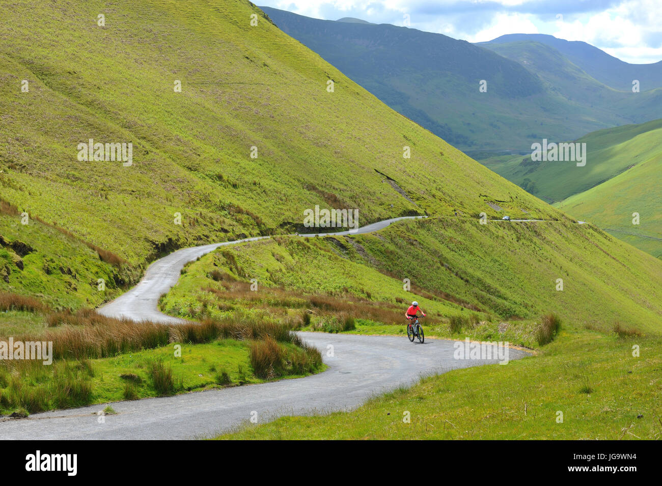 Newlands Pass Lake District Stock Photo - Alamy