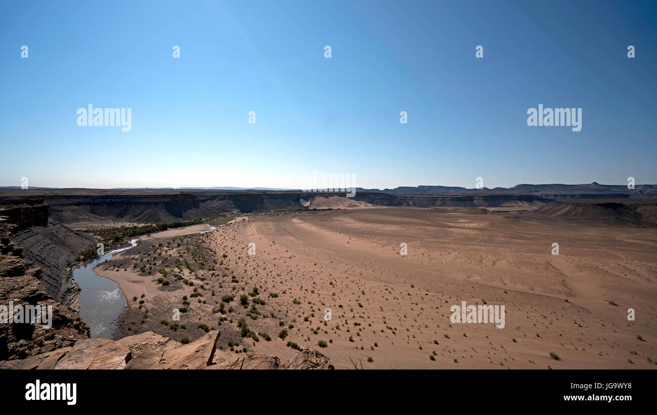 Bottom of Fish River Canyon Ravine Stock Photo - Alamy