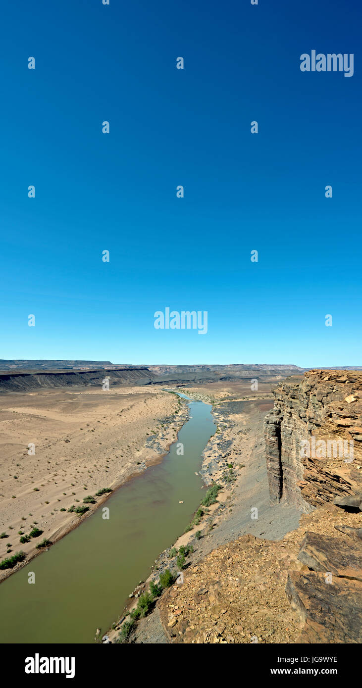 Bottom of Fish River Canyon Ravine Stock Photo - Alamy