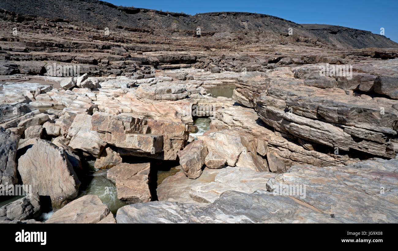 Bottom of Fish River Canyon Ravine Stock Photo - Alamy