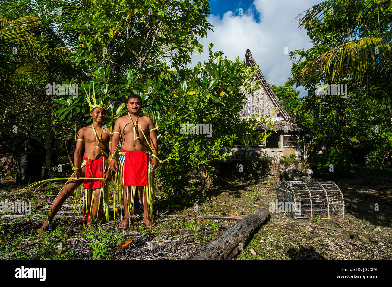 Culture yap people micronesia pacific hi-res stock photography and ...