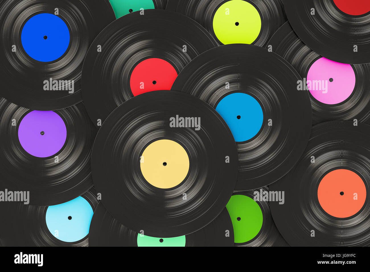 Vinyl Record Collection Wallpaper