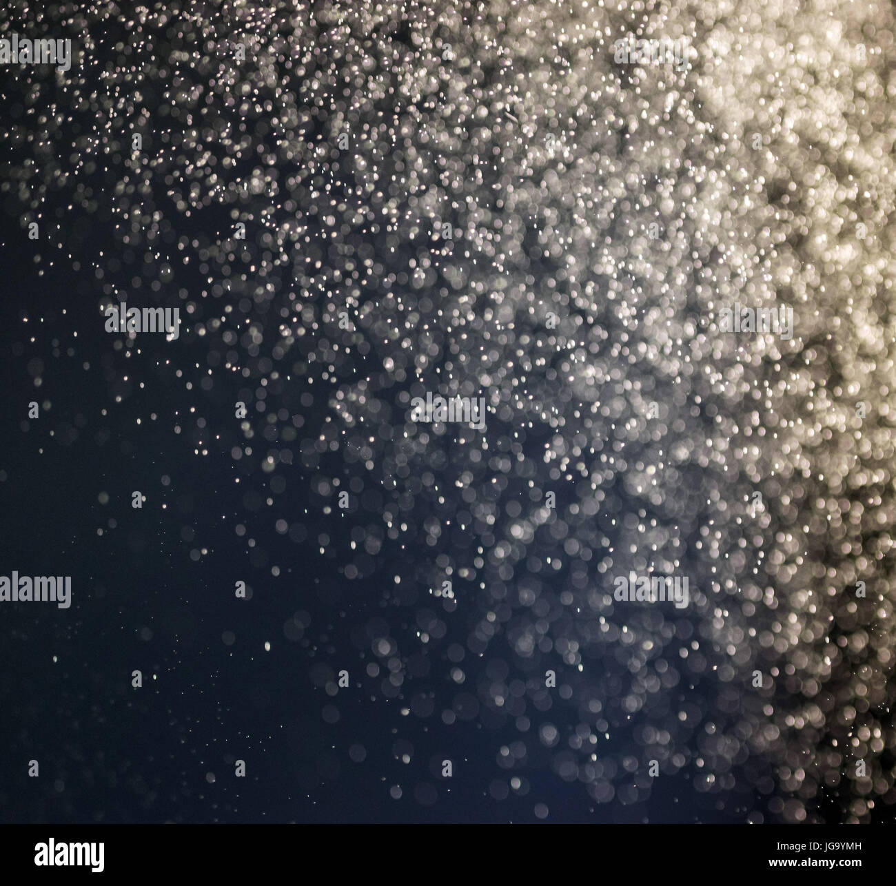 Beautiful Bokeh out of focus background, made of sprayed water against ...