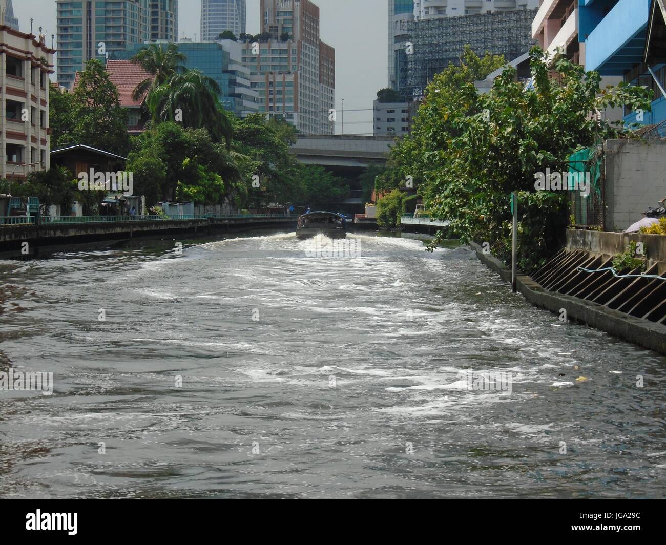 Venice of Asia Khlong Saen Saep Waterway Canal Bangkok Thailand South ...