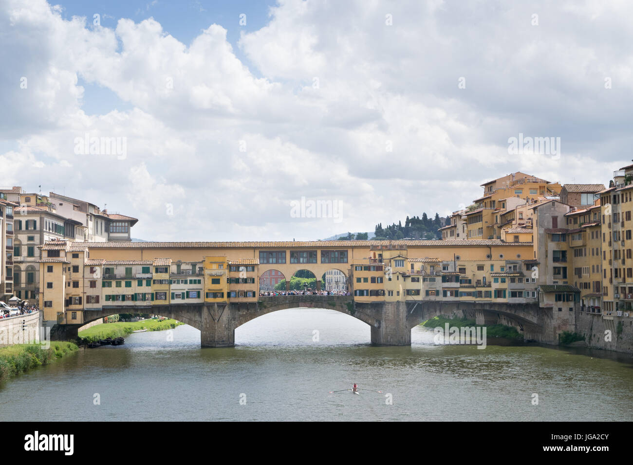 Ponte Vecchio, bridge over river Arno in Venice, Italy Stock Photo - Alamy