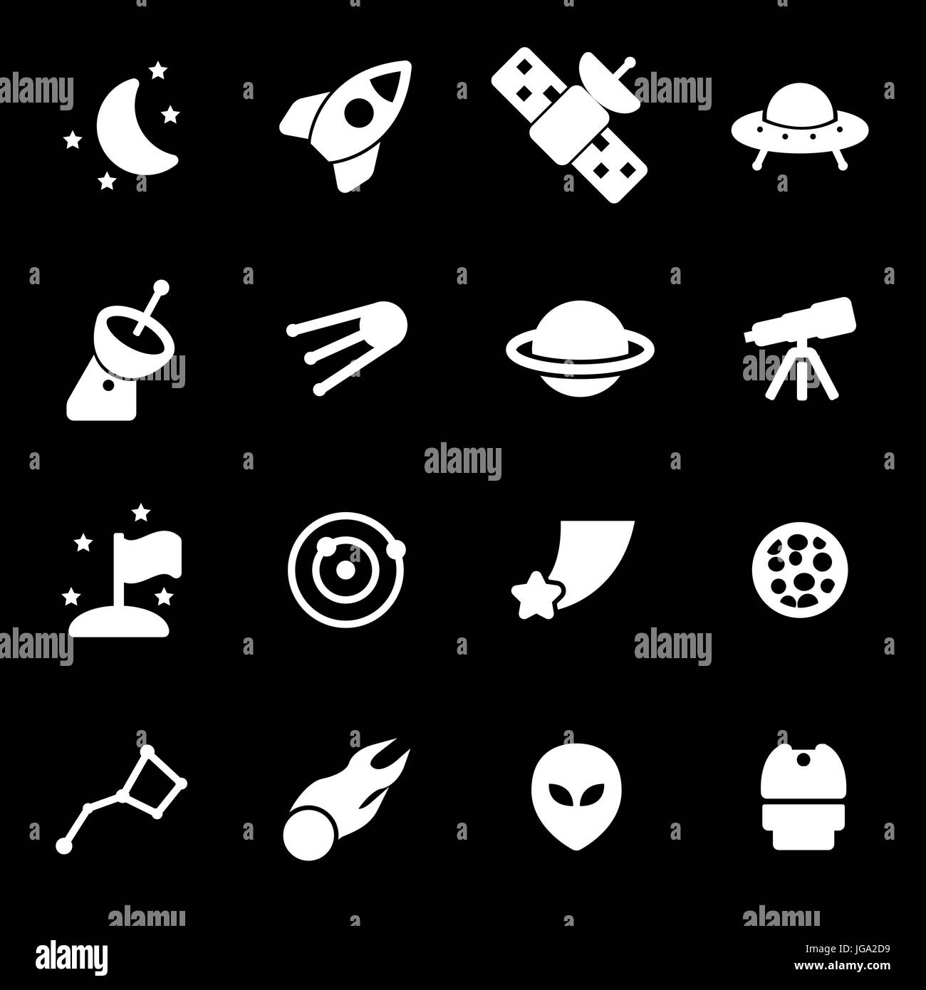 Moon earth spaceship Black and White Stock Photos & Images - Alamy